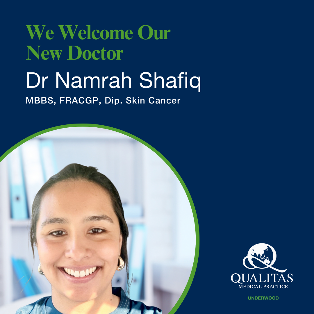 Welcome Dr Namrah Shafiq to QMP Underwood - Qualitas Health