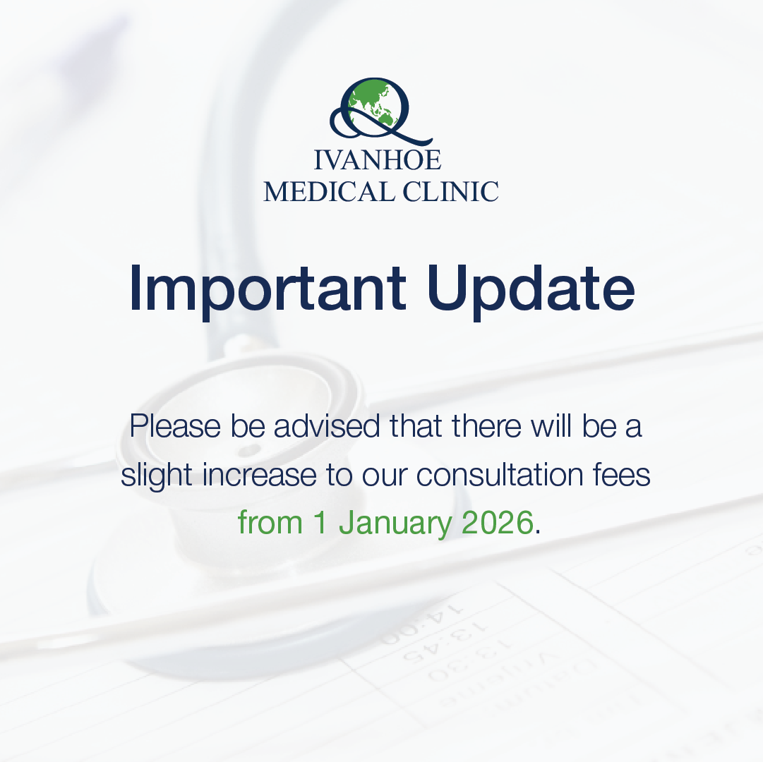 Consultation Fee Update – 1 Jan 2026