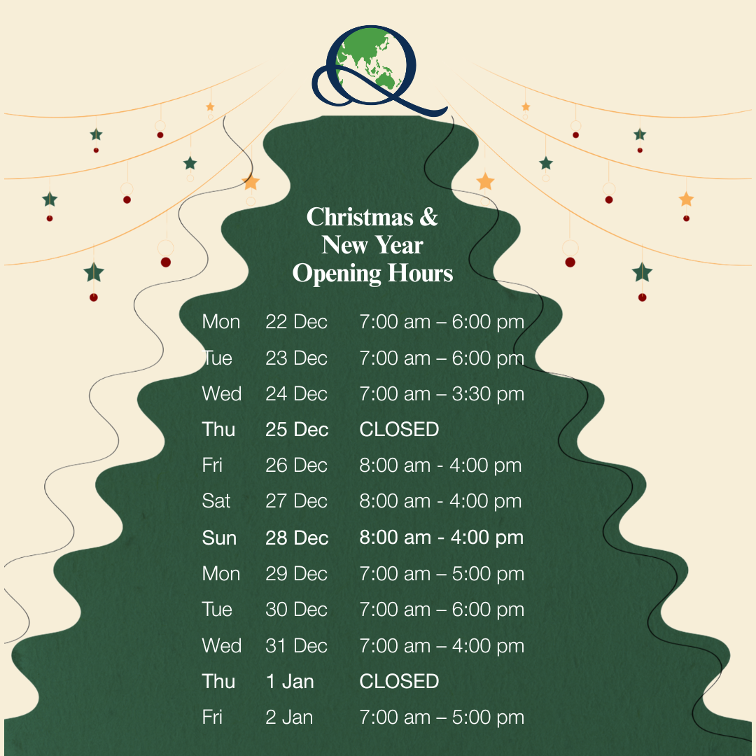 Christmas and New Year Opening Hours - Qualitas Health
